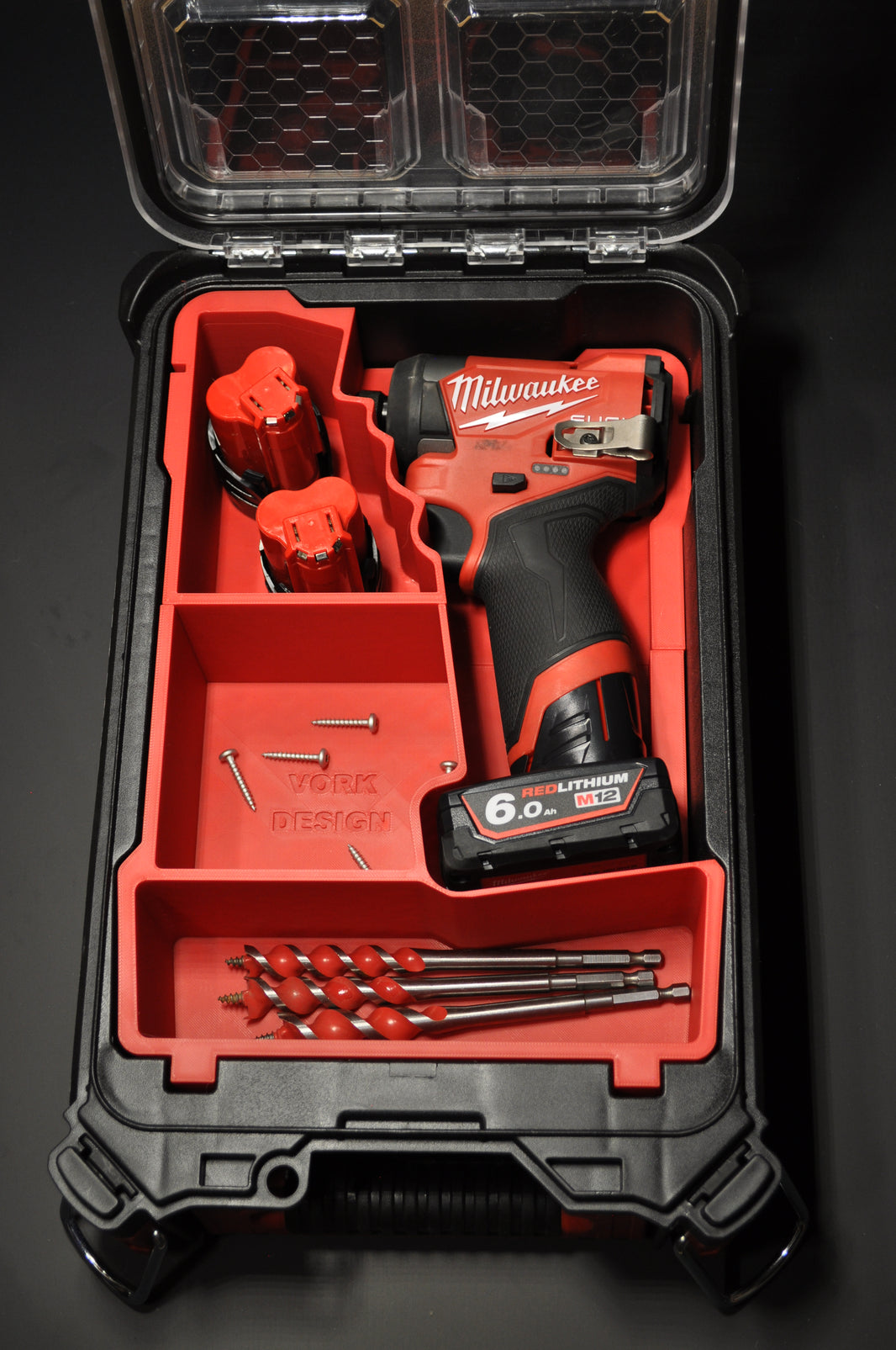 M12 FUEL Impact drivers Half Deep Organizer Digital File – Packout ...