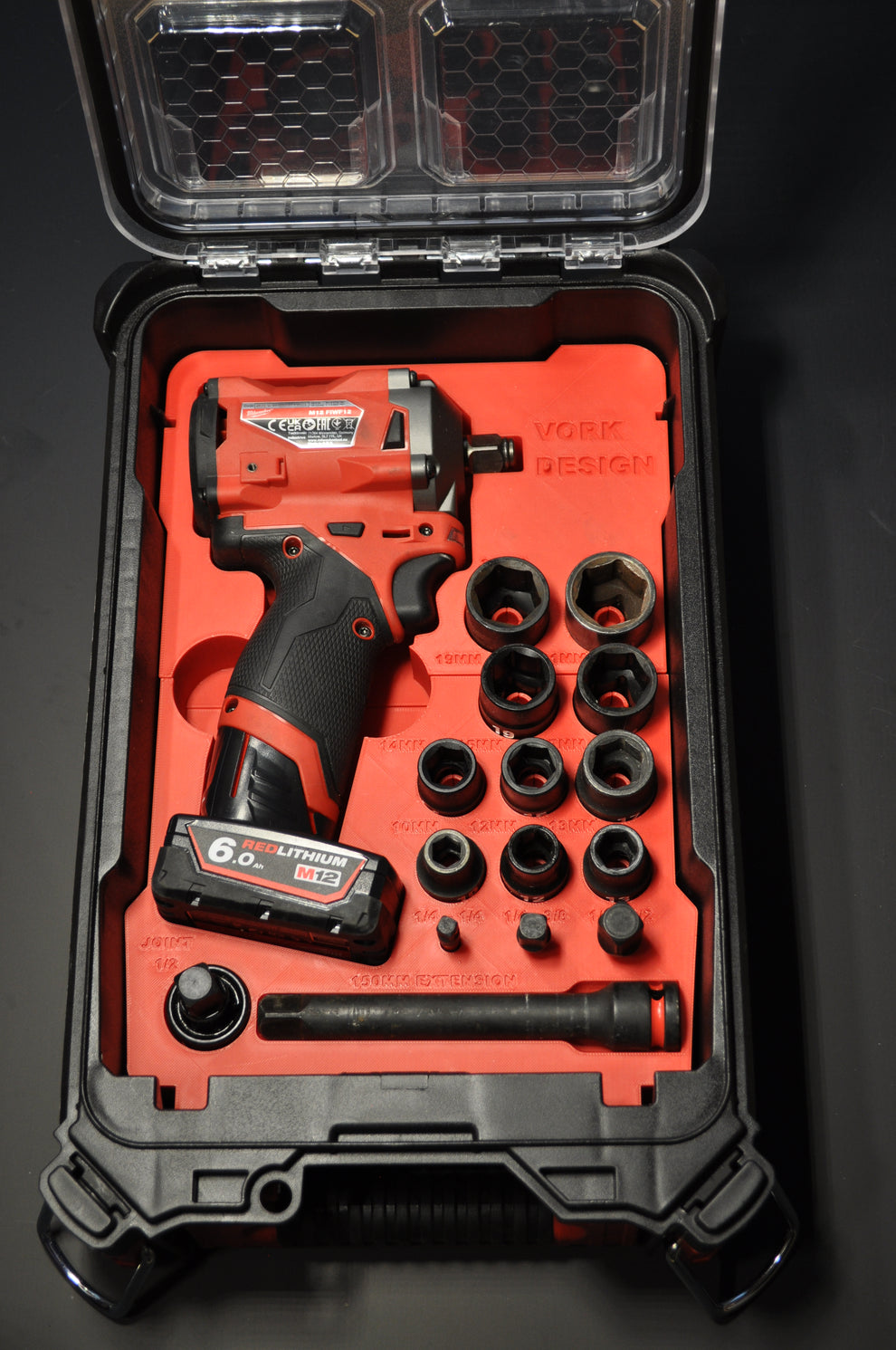 M12 FUEL Impact Wrench 1/2" / DIGITAL FILE – Packout Inserts by Vork Design